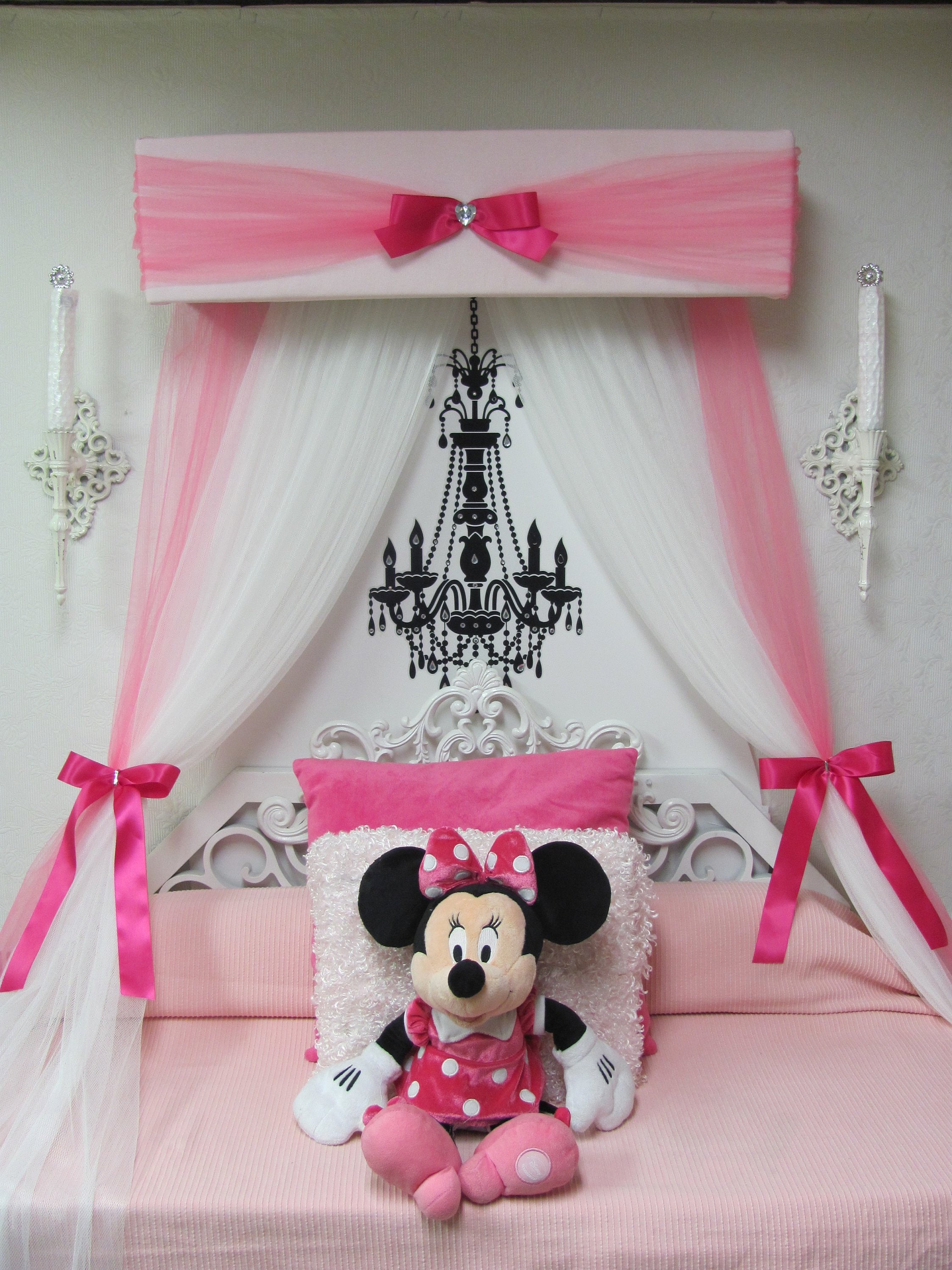 Princess Crib Canopy Nursery Cornice BED Teester FULL Twin Queen 30 ...