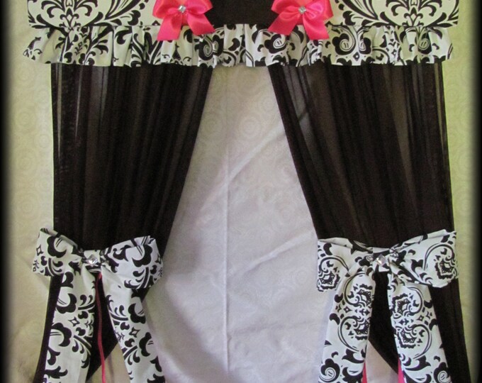 Crib Bed Nursery Canopy Cornice PERSONALIZED Embroidered With - Etsy