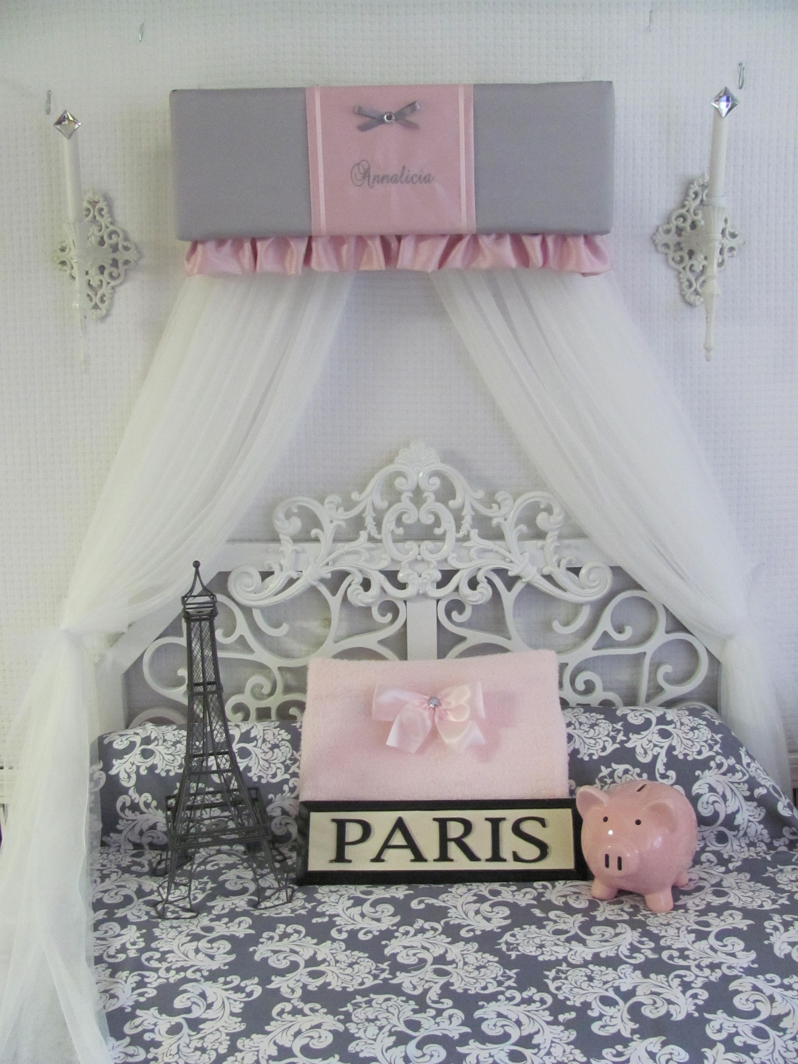 Nursery Cornice BED Teester Personalized Crib Canopy Twin | Etsy