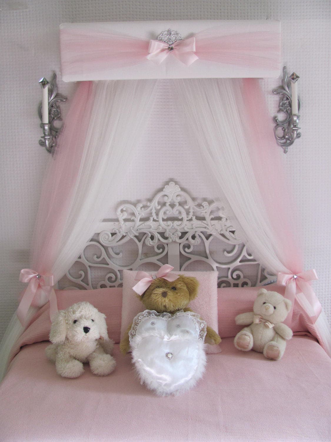 Princess Crib Canopy Nursery Cornice BED Teester FULL Twin Queen 30 ...