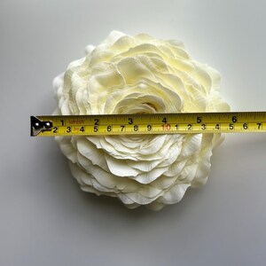 Flower Brooch Pin, Fabric Flower Pin in Orange, Wedding Flower Brooch ...