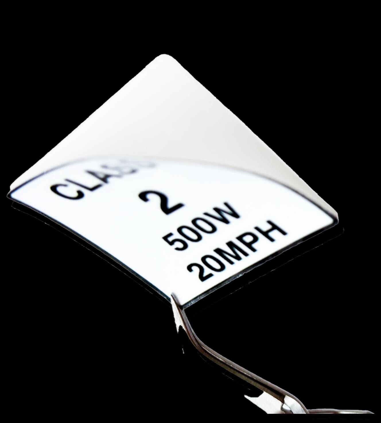 Ebike Sticker Bike Sticker Decal (class 1, 2, 3) – 250W, 350W, 500W ...
