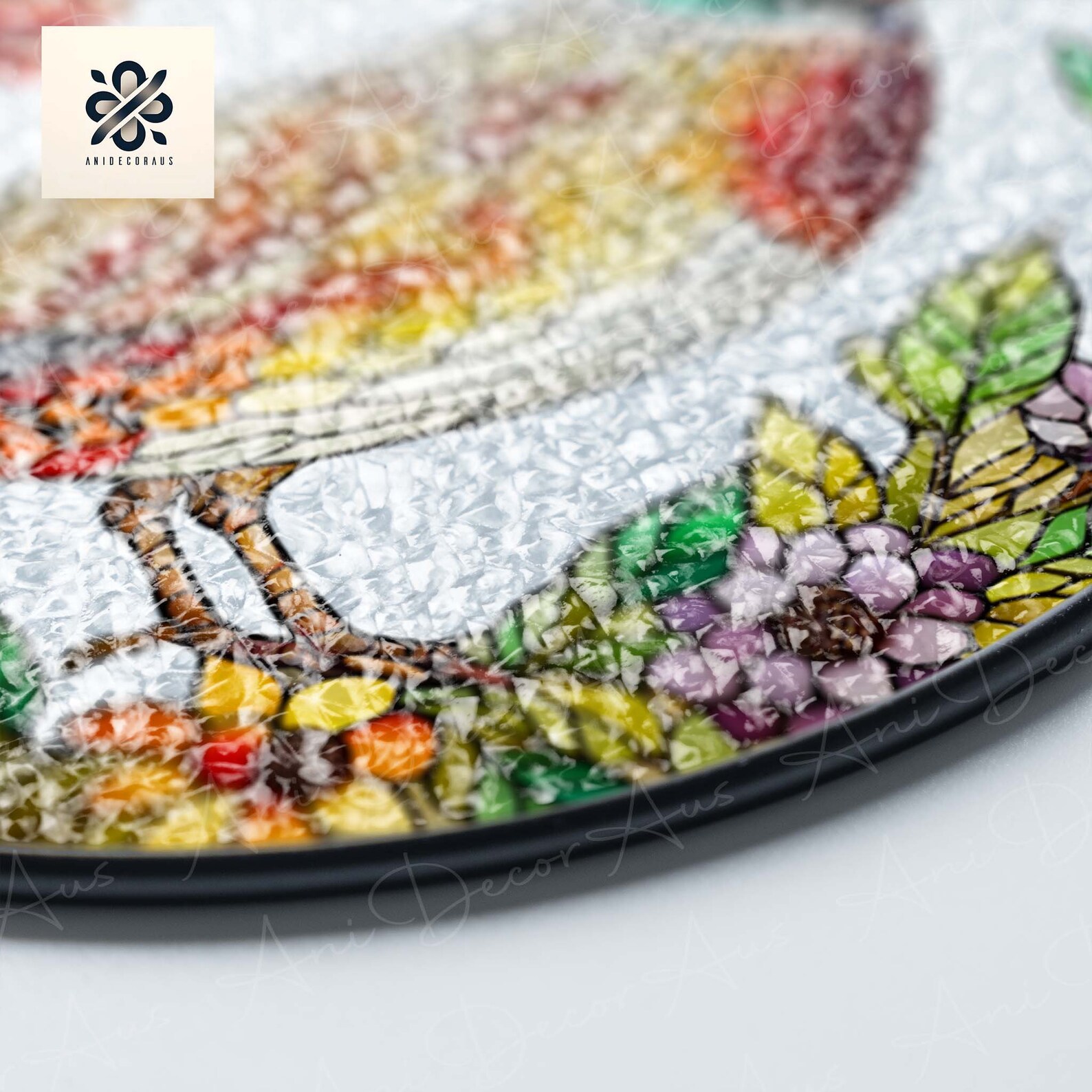 Partridge GLASS Suncatcher, Stained Glass Artwork, Home Decor Sign ...