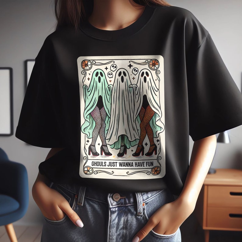 Ghouls Just Wann Have Fun Tarot Png, Tarot Card Png, Funny Girly Png ...