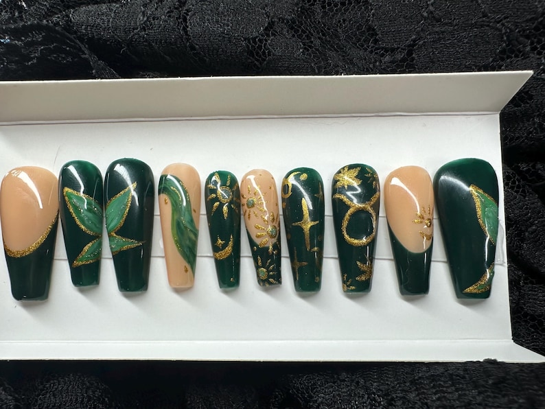 Taurus Inspired Press on Nails - Etsy