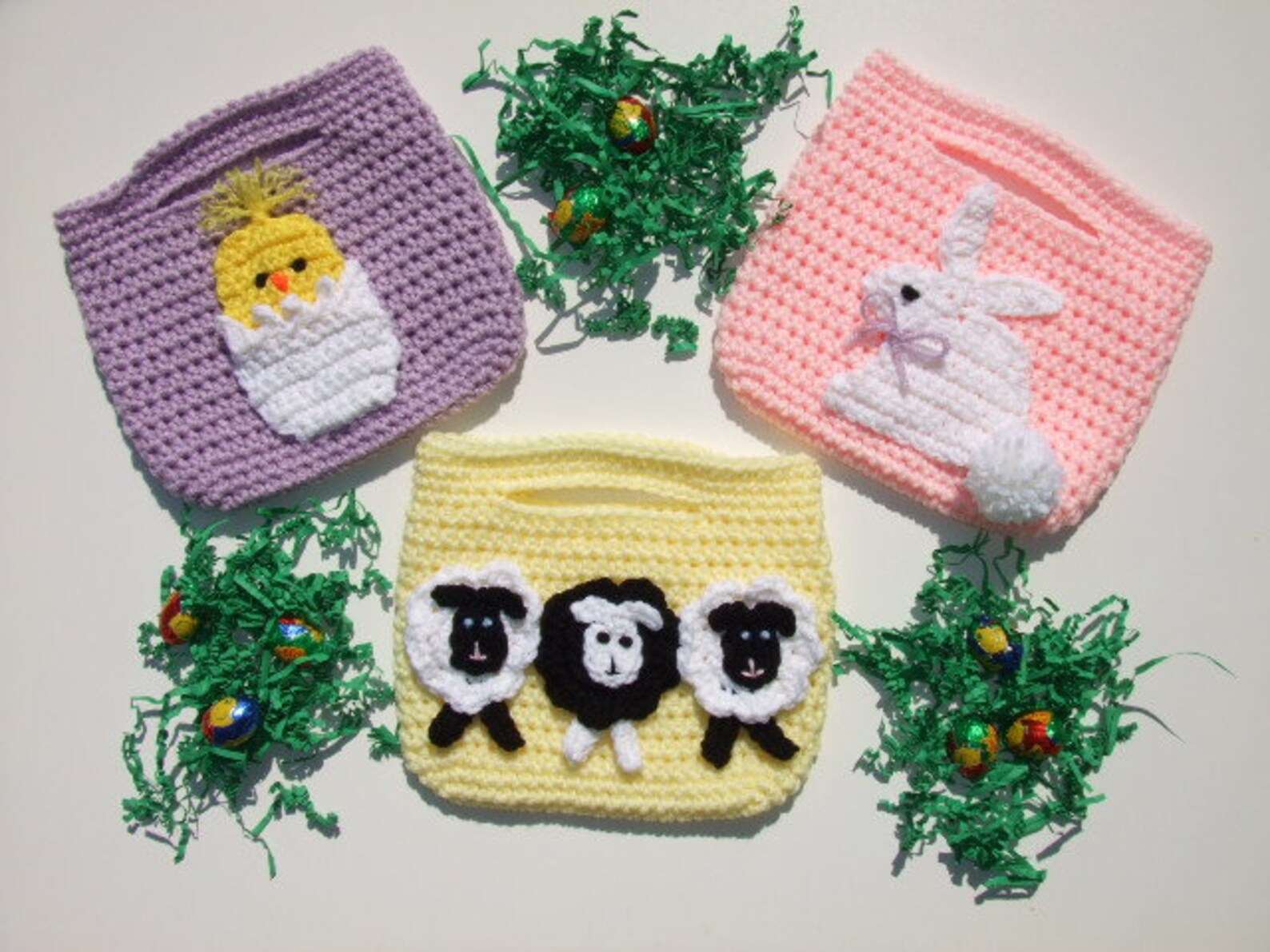 CROCHET PATTERN CV162 Easter Purses Easter Bunny Purse | Etsy