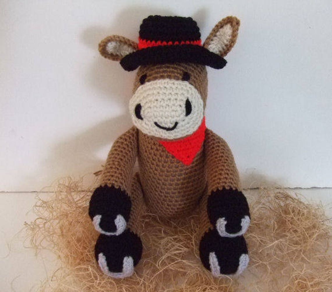 CROCHET PATTERN - CV147 Bo Diddley Rodeo Horse - PDF Download - Etsy