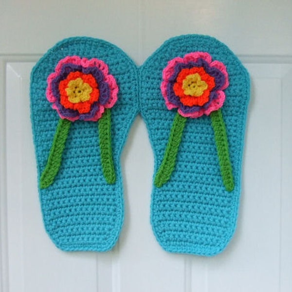 Crochet Flip Flops - Etsy