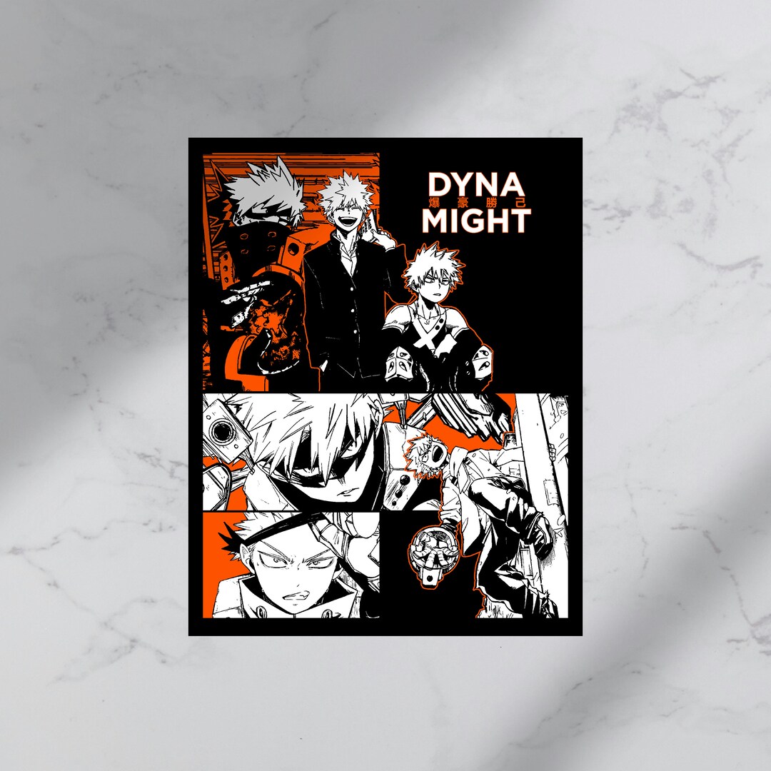 Katsuki Dynamight Bakugo black Background My Hero Academia Manga ...