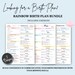 Visual Birth Plan Template Bundle,printable Labor Delivery Preferences ...