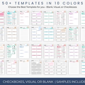 Comprehensive Birth Plan Template Bundle, Canva Editable Birth Plans ...