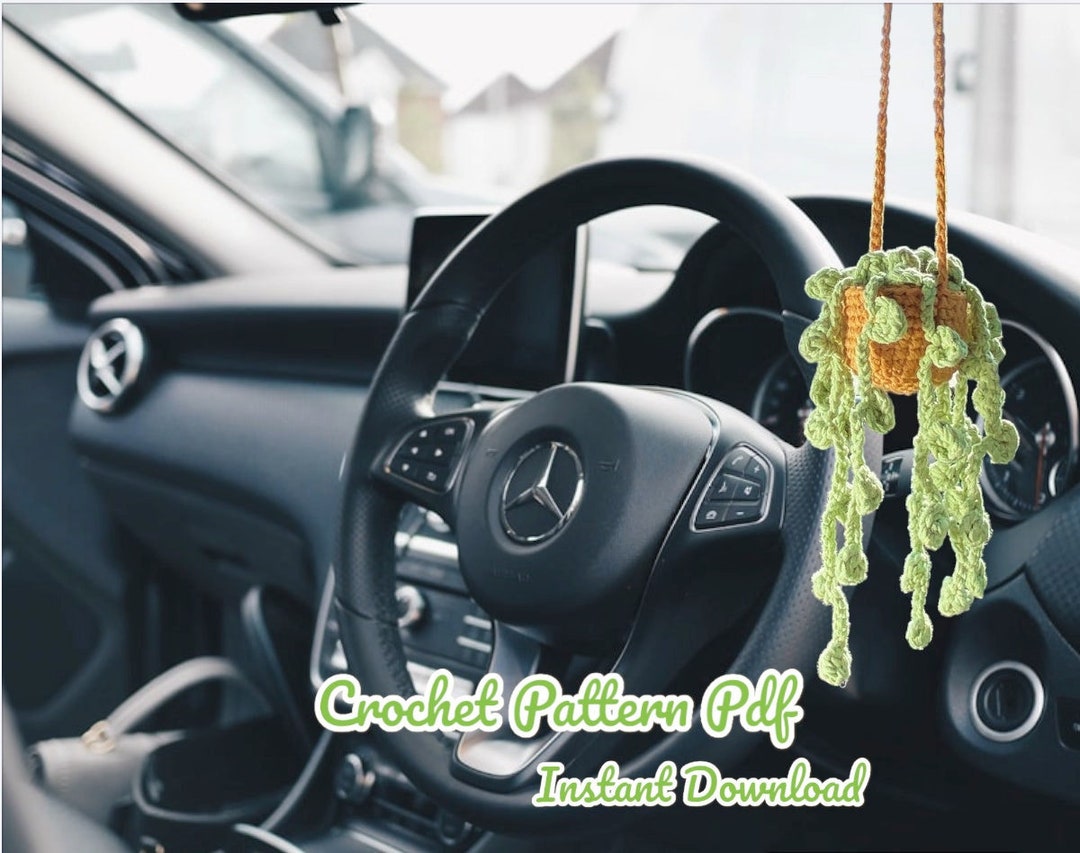 CROCHET PATTERN Hanging Plant Pattern Hanging Basket Crochet Pothos ...