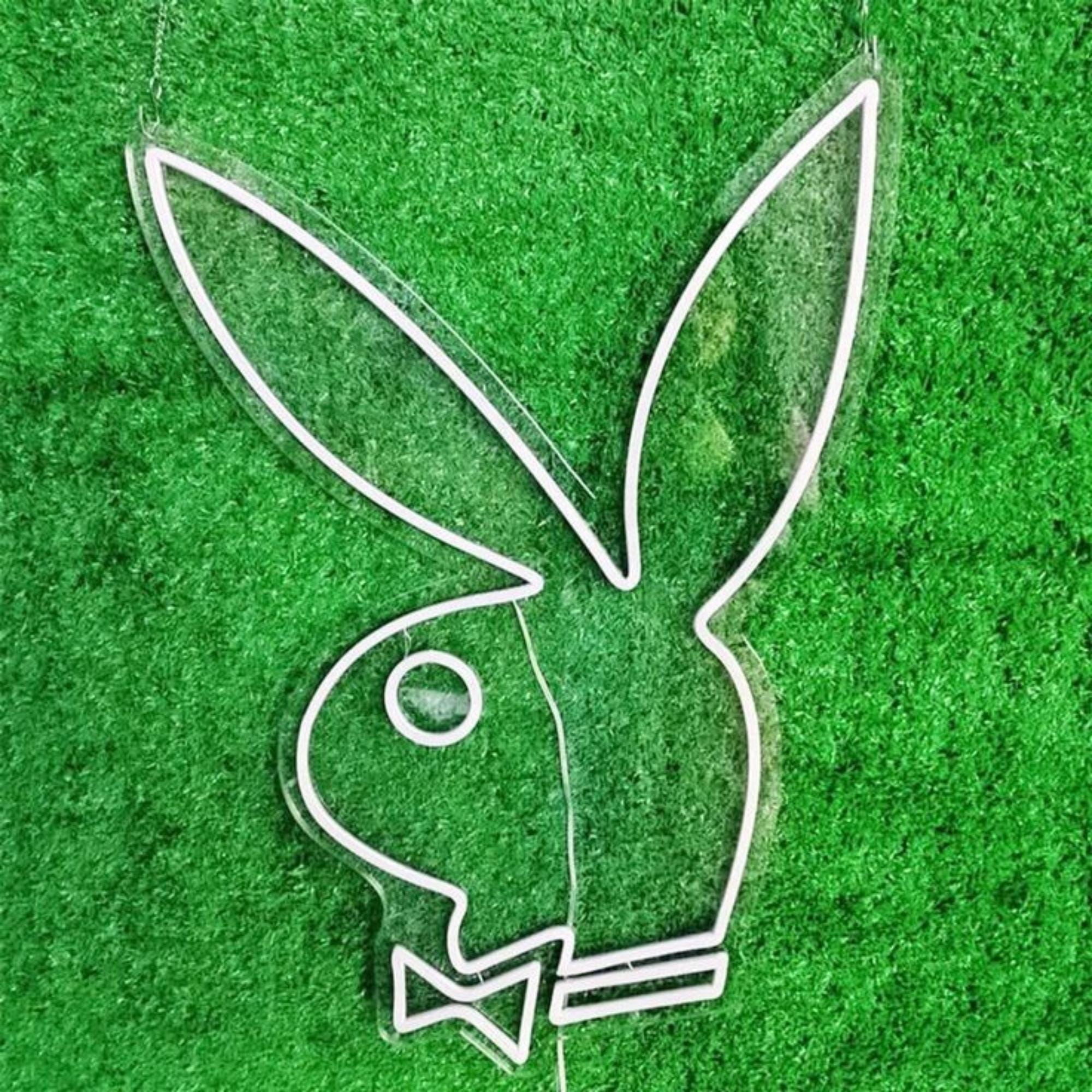 LED Playboy Bunny Neon Sign, Custom Neon Signage, Playboy Bunny Room ...