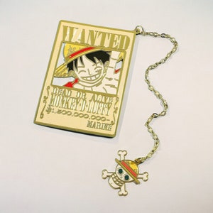 Monkey D Luffy One Piece Wanted Poster Bookmarks, Luffy Bounty Poster ...