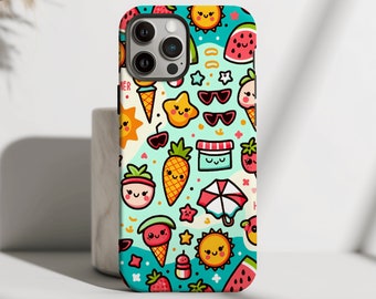 Summer Phone Case, Food, Fruit, Drinks, Coastal Cute Phone Cover ...