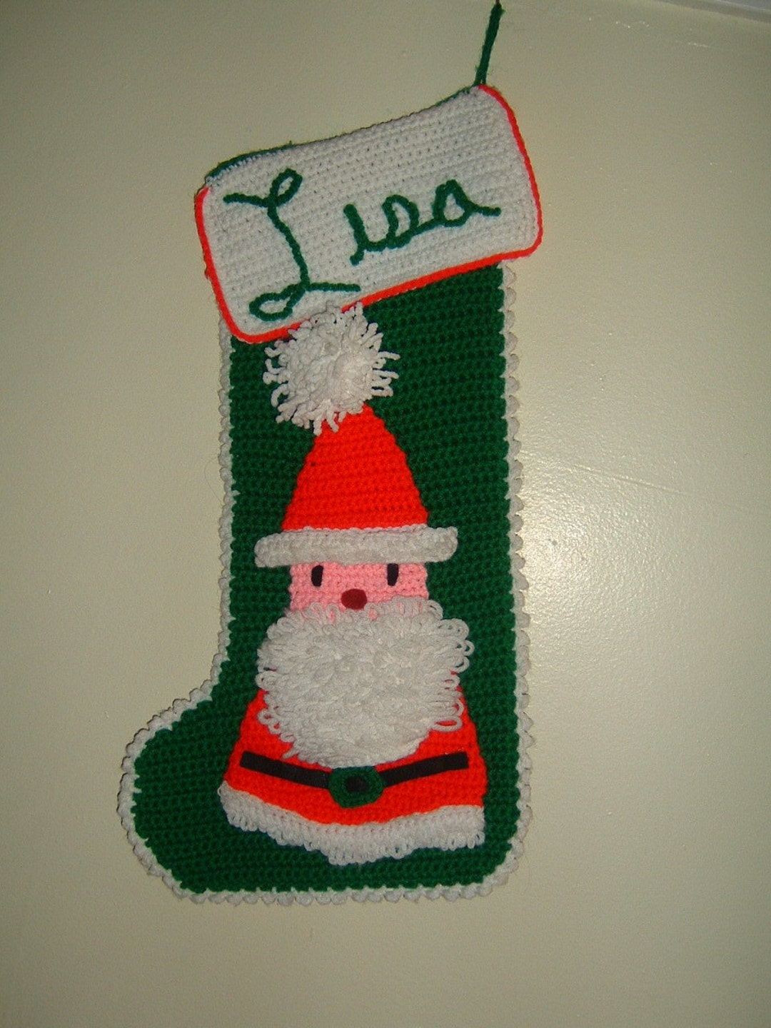 Crochet Pattern Santa Christmas Stocking - Etsy