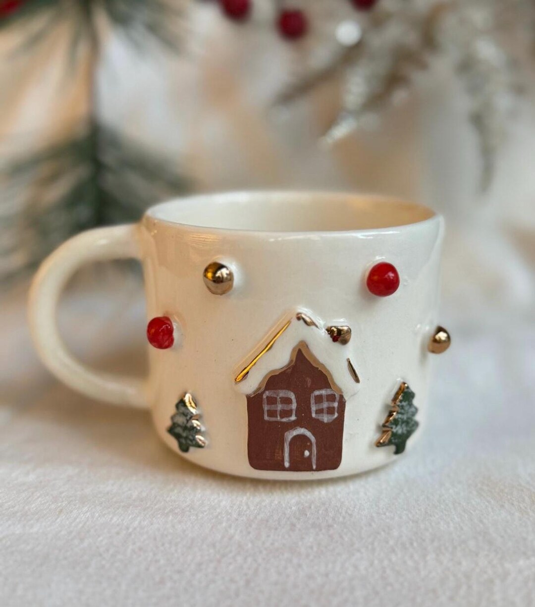 Handmade Gingerbread Mug - Etsy