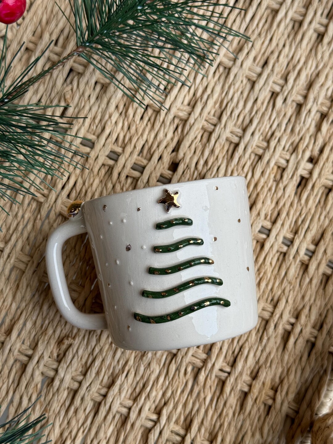 Pine Tree Green Mug - Pine Tree Green Coffee Mugs - Etsy