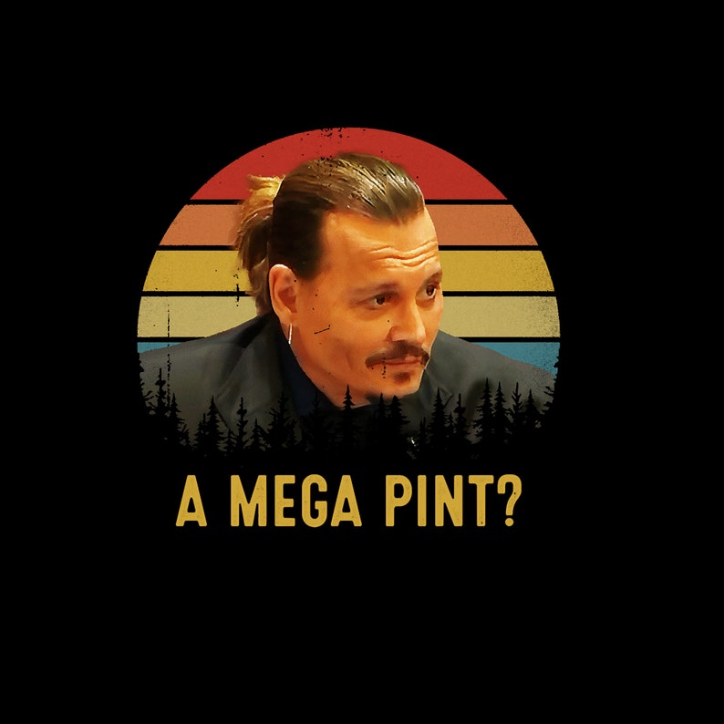 A Mega Pint PNG Digital File Justice for Johnny Depp PNG - Etsy