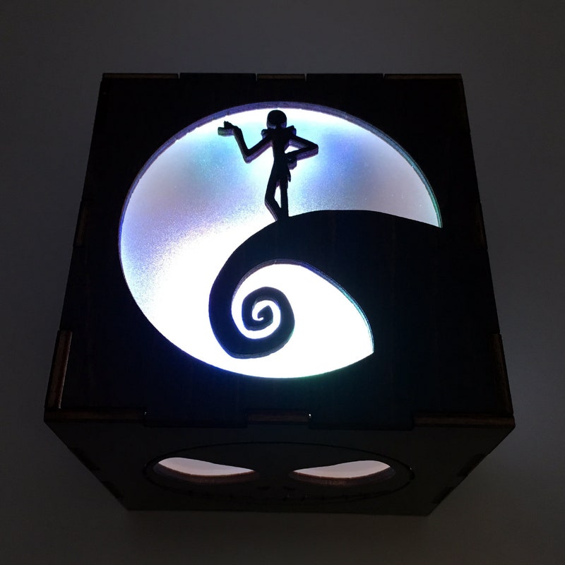 Nightmare Before Lamp - Etsy