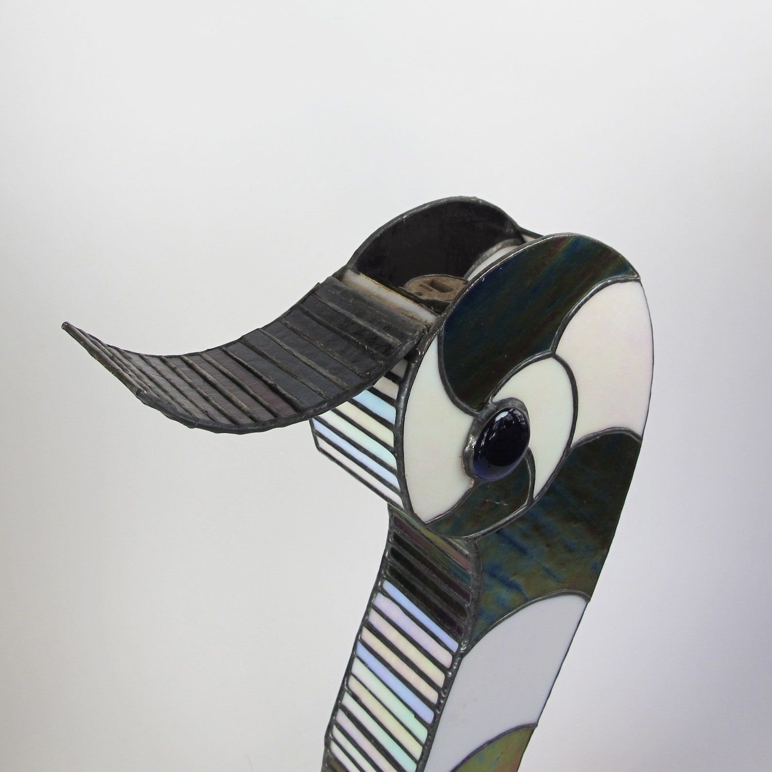 Fern 3D Stained Glass Sculpture One of a Kind - Etsy