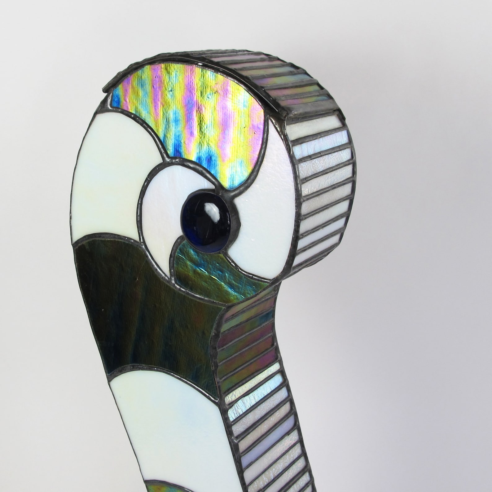 Fern 3D Stained Glass Sculpture One of a Kind - Etsy
