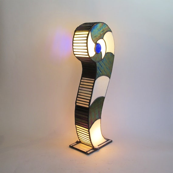 Fern 3D Stained Glass Sculpture One of a Kind | Etsy