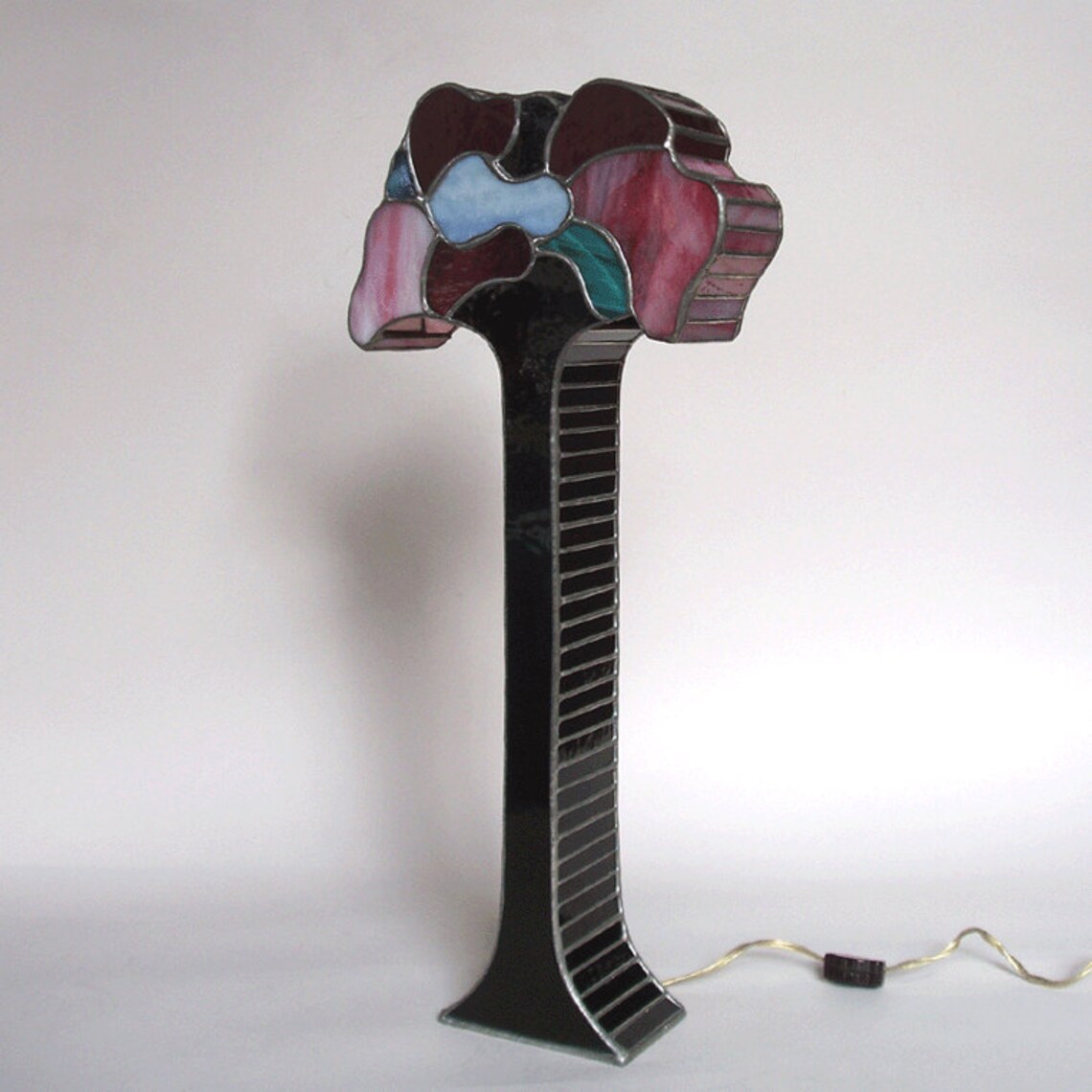 3D Stained Glass Work - Tree Flower Sculpture Light - One of a Kind - Etsy