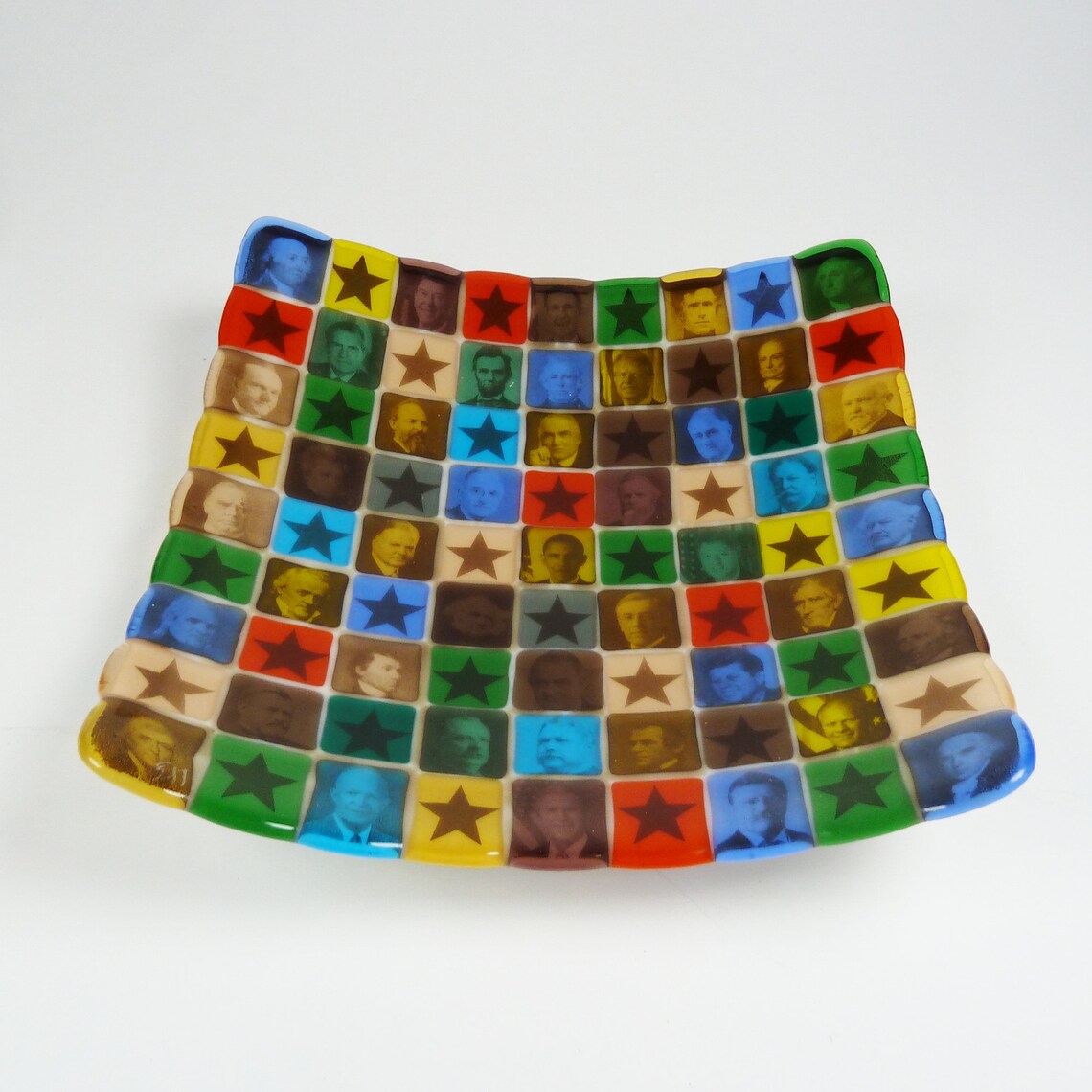 US Presidents Plate Silkscreen Printing on Glass - Etsy