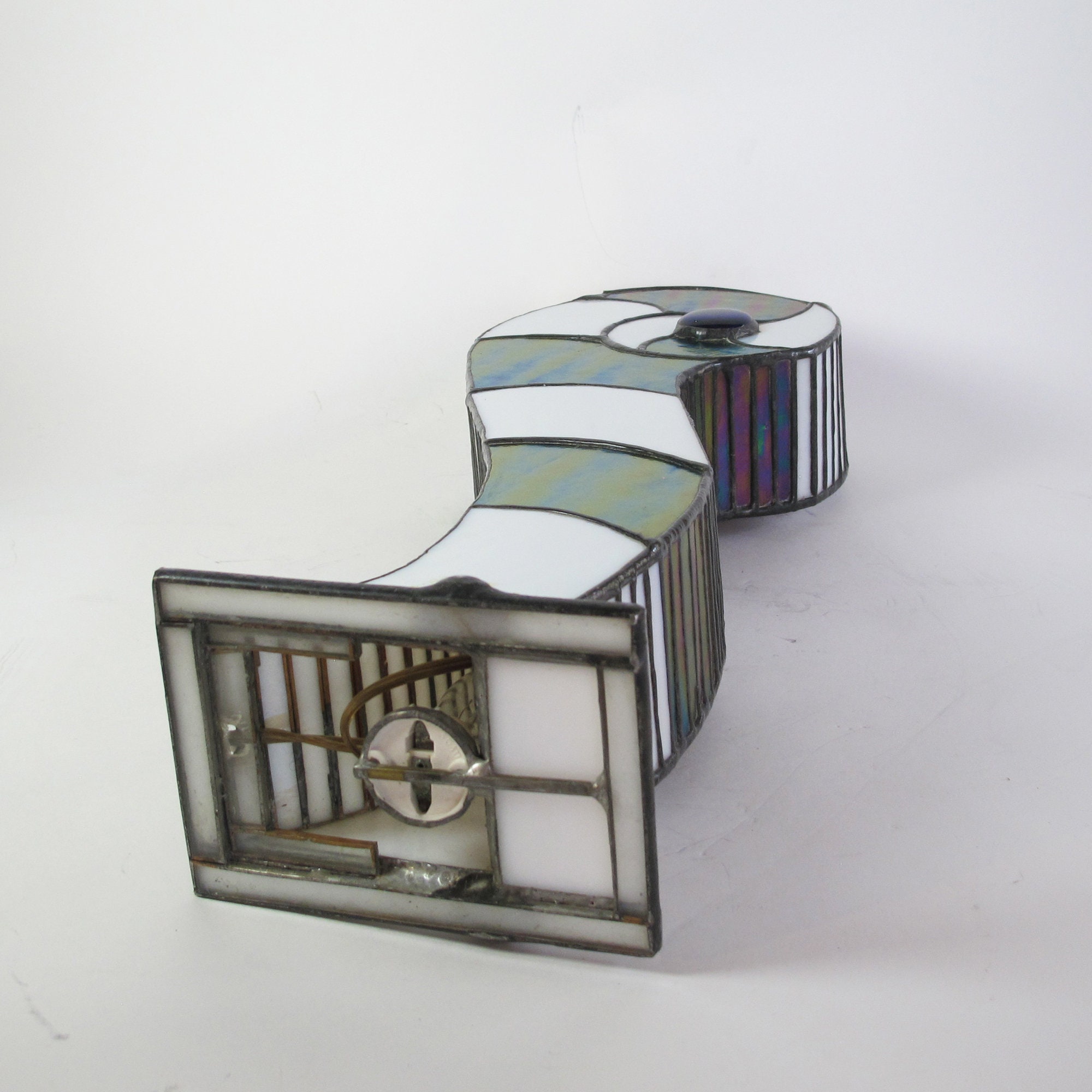 Fern 3D Stained Glass Sculpture One of a Kind - Etsy