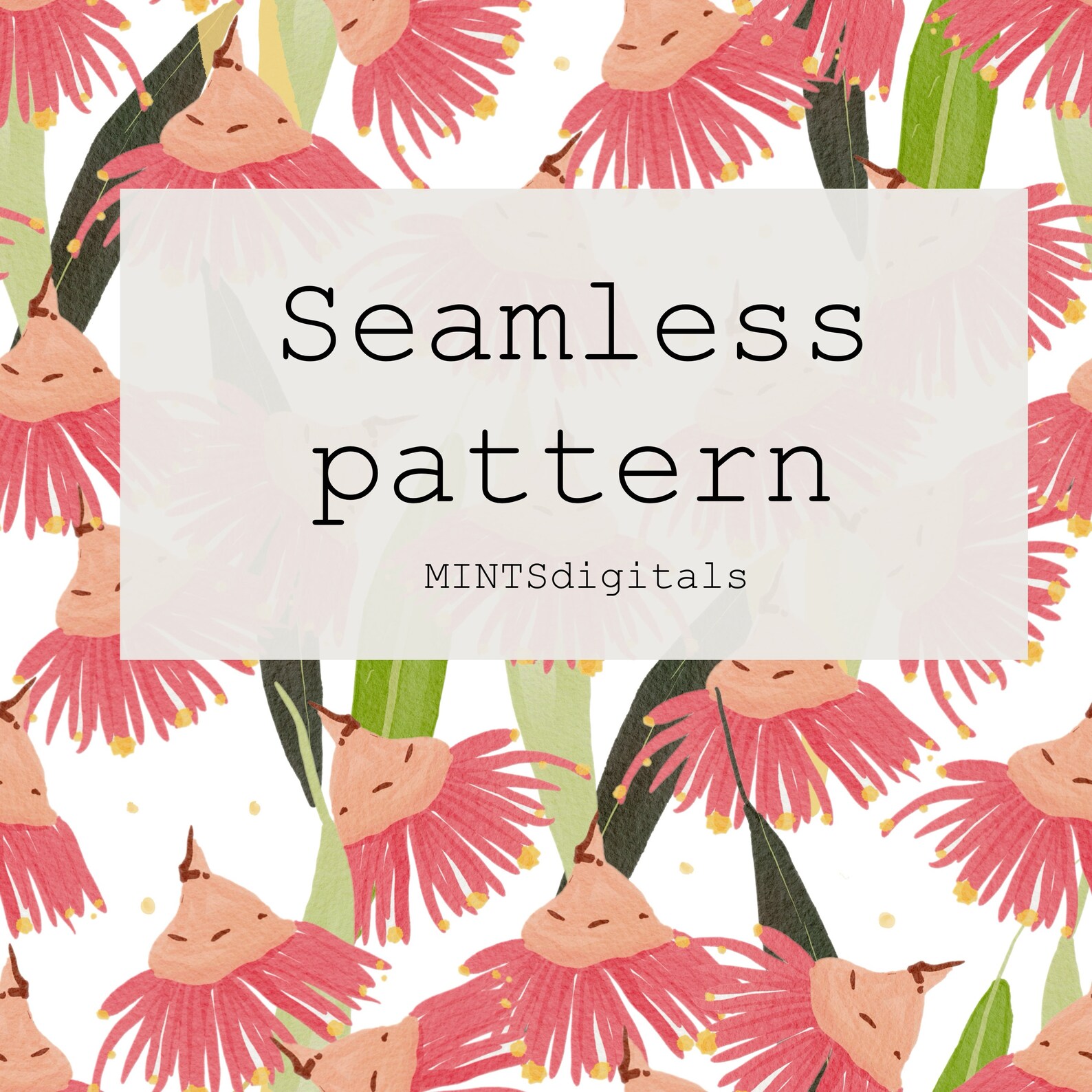 Eucalyptus Seamless Pattern, Floral Design, Seamless, Digital ...