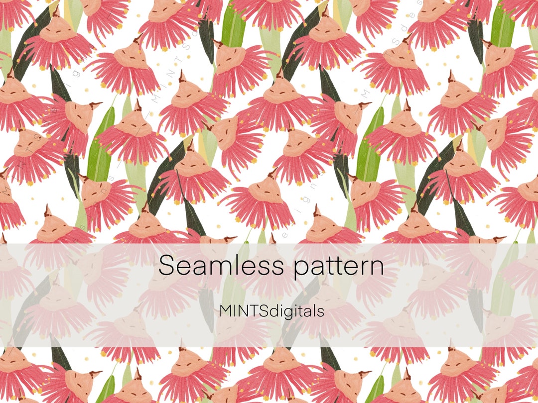 Eucalyptus Seamless Pattern, Floral Design, Seamless, Digital ...