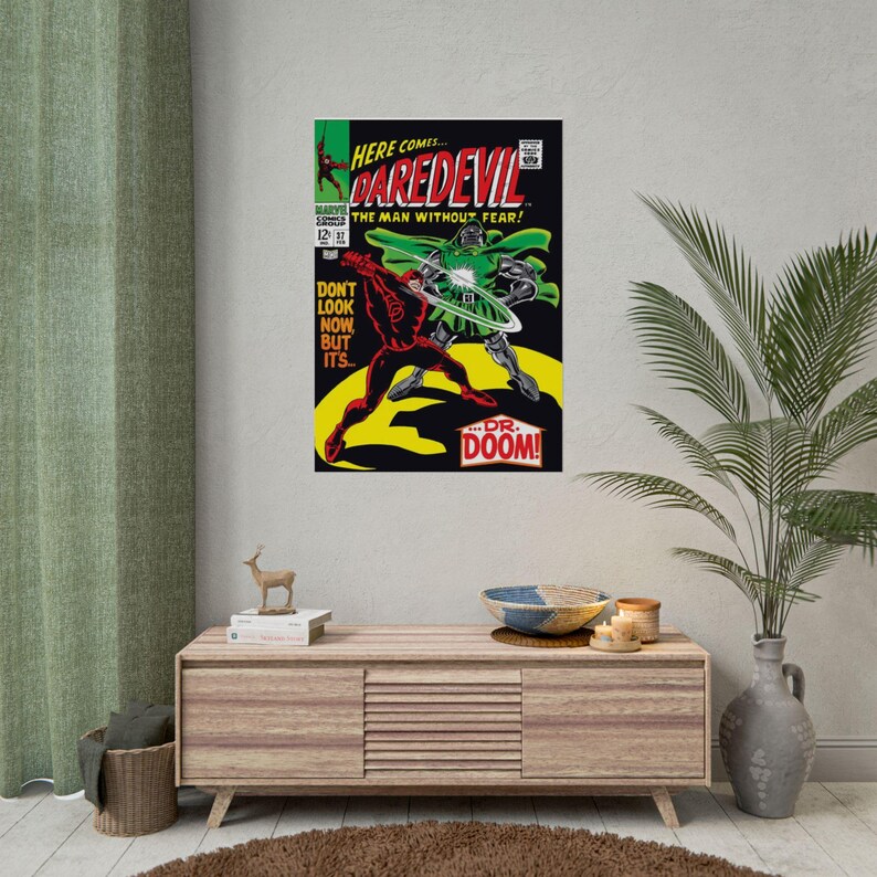 Daredevil Comic Rolled Poster - Etsy