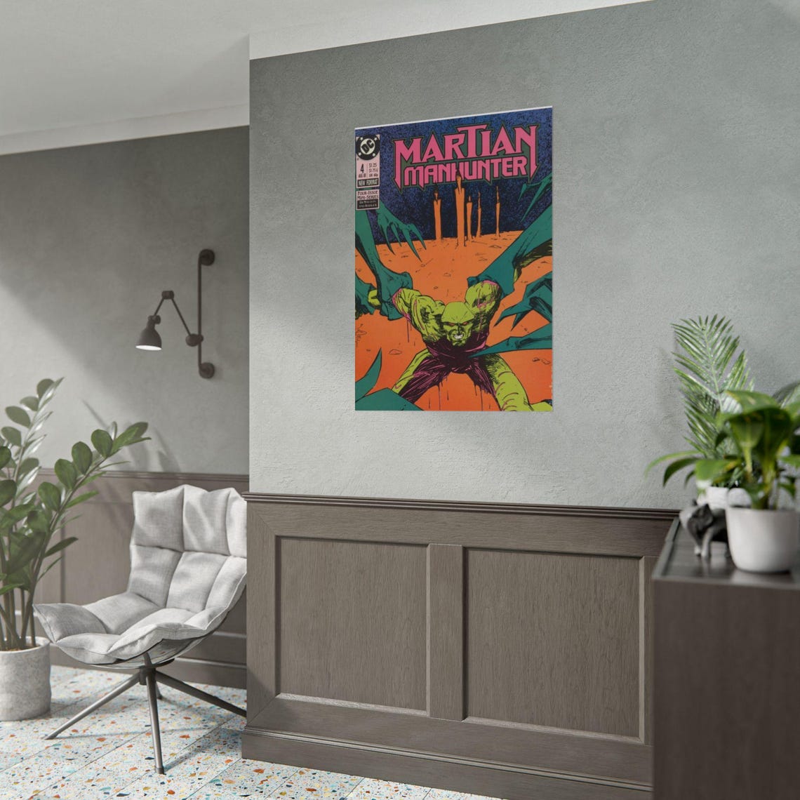Martian Manhunter Rolled Poster - Etsy