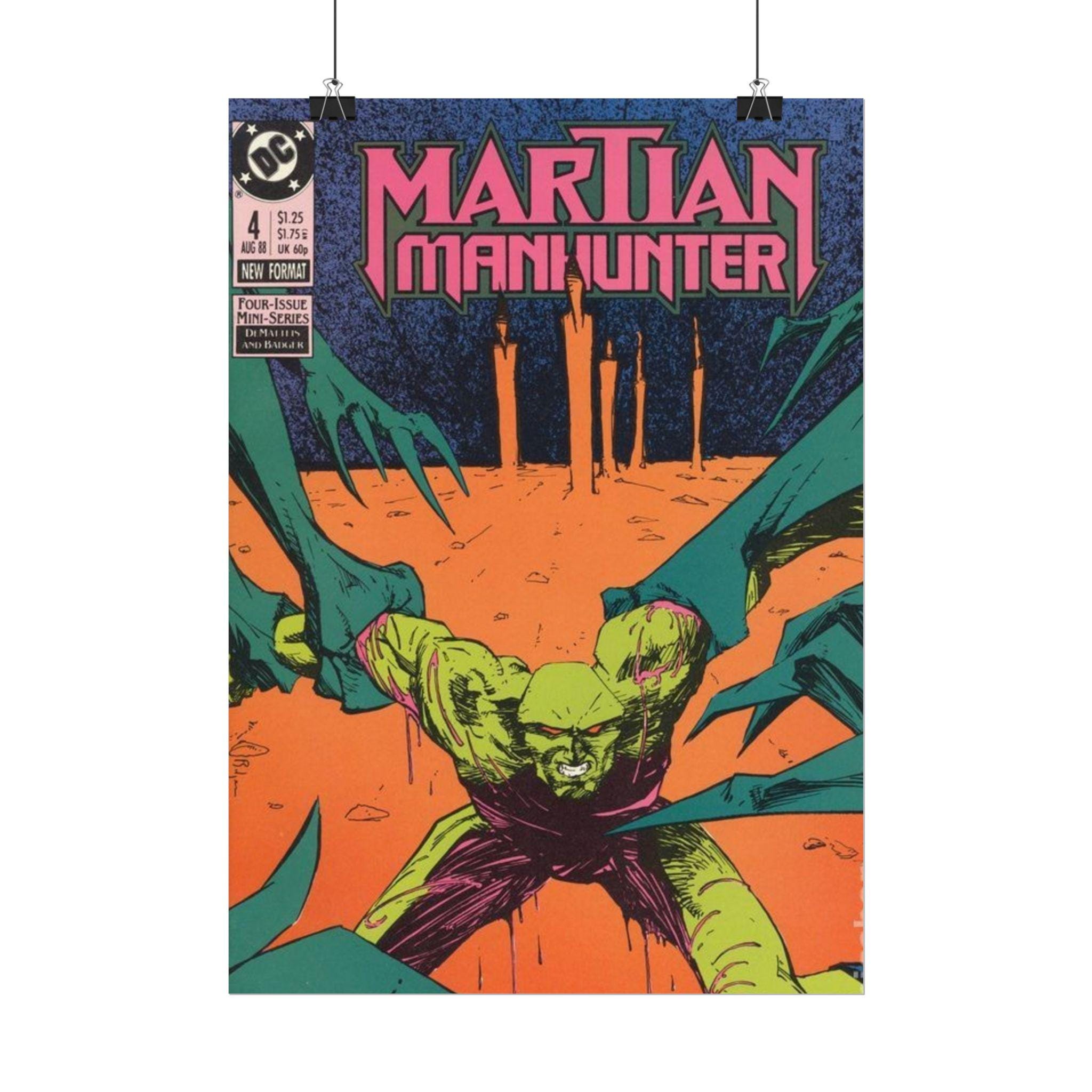 Martian Manhunter Rolled Poster - Etsy