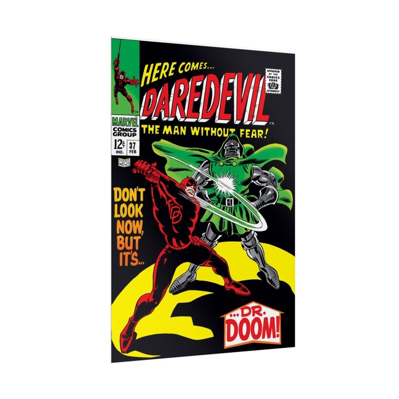 Daredevil Comic Rolled Poster - Etsy