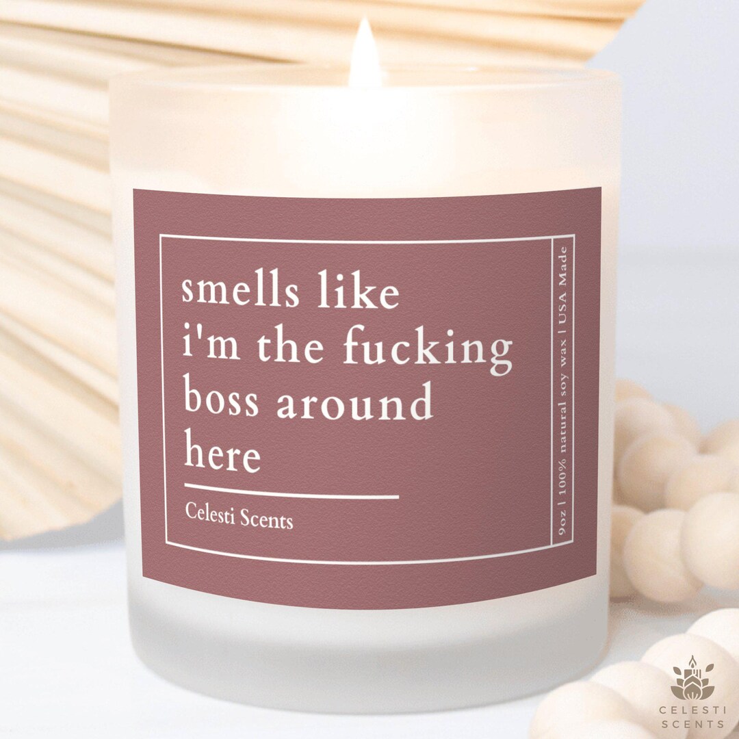 Boss Gift Funny Candle Funny Coworker Gift Entrepreneur Gift New ...