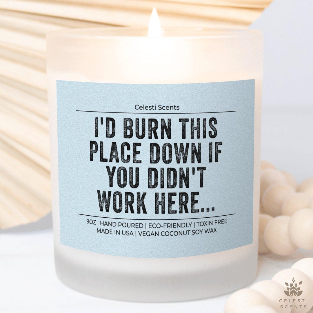 Gift for Co-worker, Staff Gift Candle, Colleague Gifts, Funny Co-worker ...