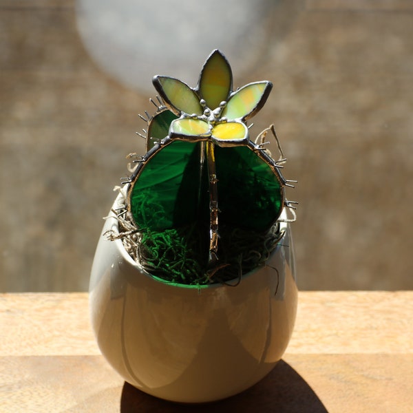 3d Cactus Stained Glass Pattern - Etsy