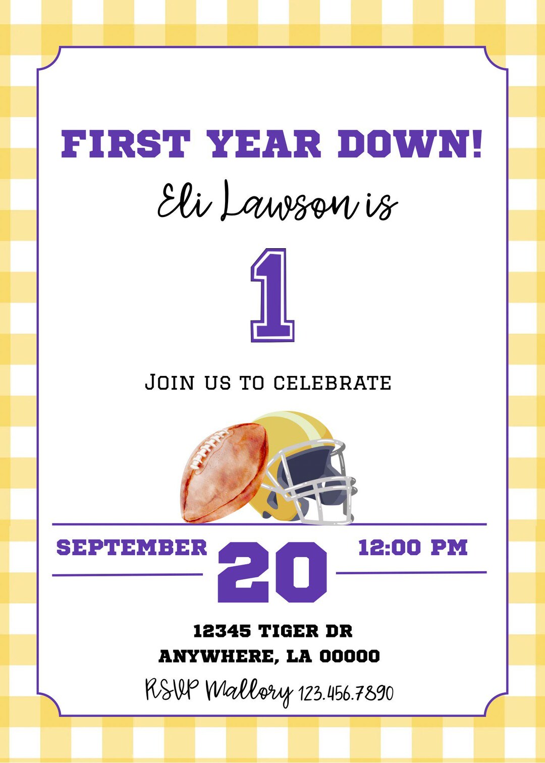 First Year Down Birthday Invitation! - Etsy