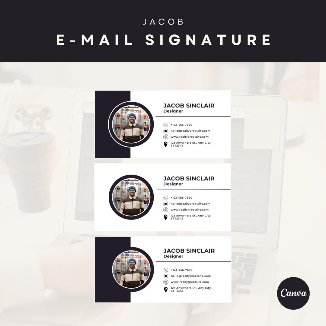 JACOB Professional & Personalized Gmail Email Signature Template ...