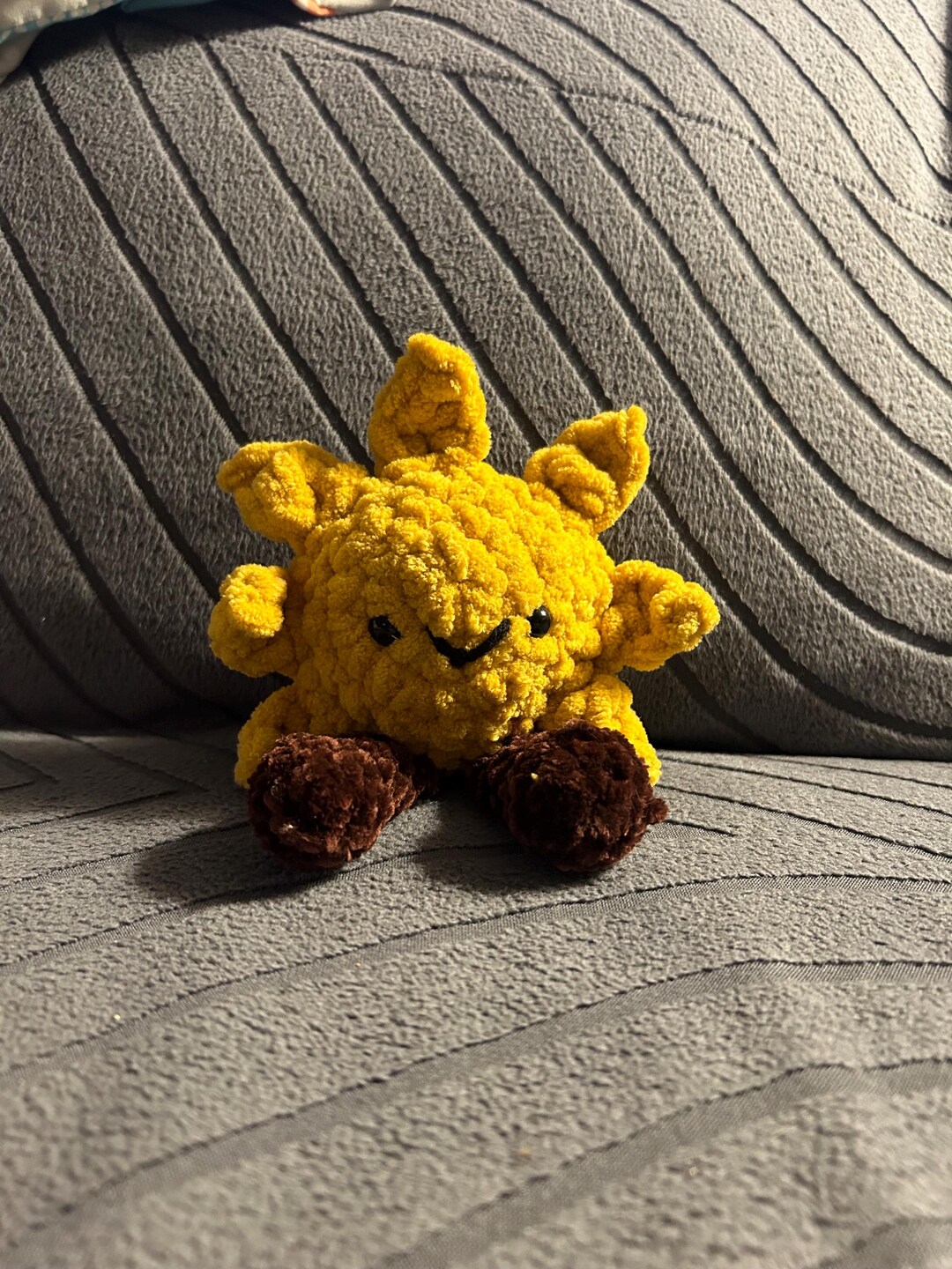 Jelly Cat Inspired Sun Plushie Cute Crochet Plushie Handmade Amigurumi ...