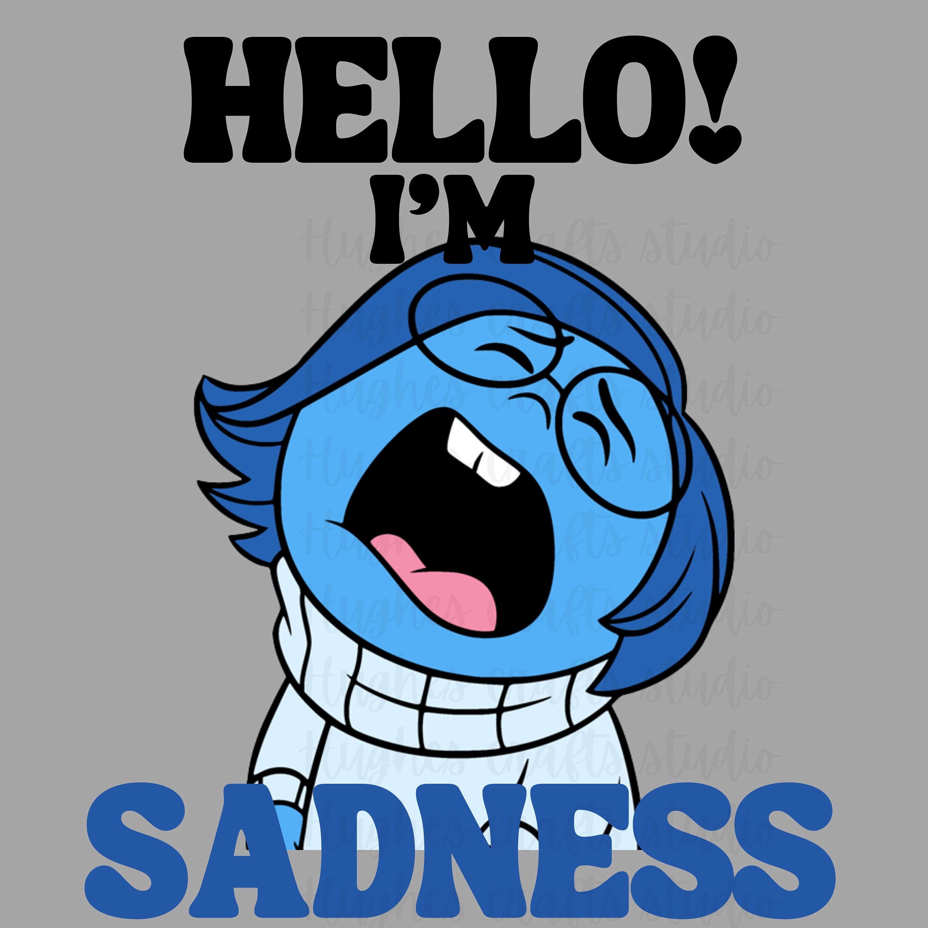 Inside Out 2 Sadness PNG |inside Out 2 Digital Download | Anxiety ...