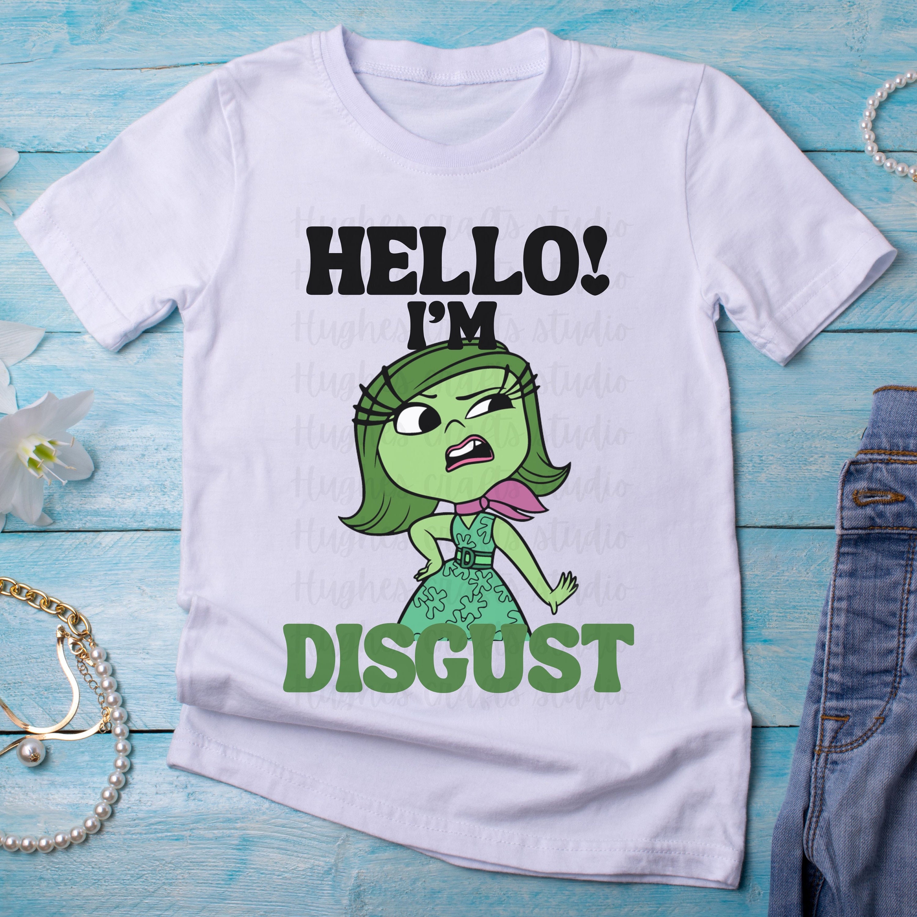 Inside Out 2 Disgust PNG |inside Out 2 Digital Download | Anxiety ...
