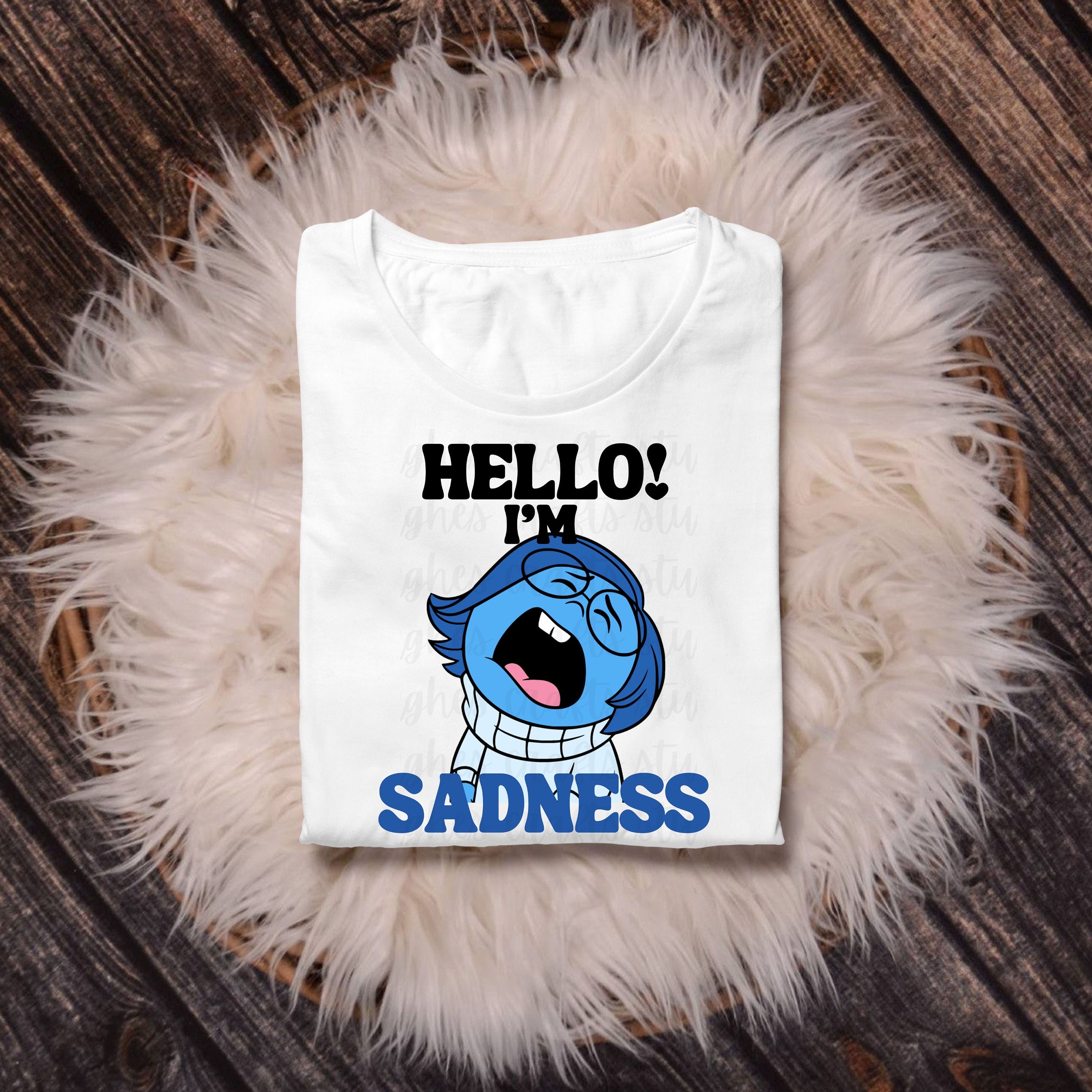 Inside Out 2 Sadness PNG |inside Out 2 Digital Download | Anxiety ...