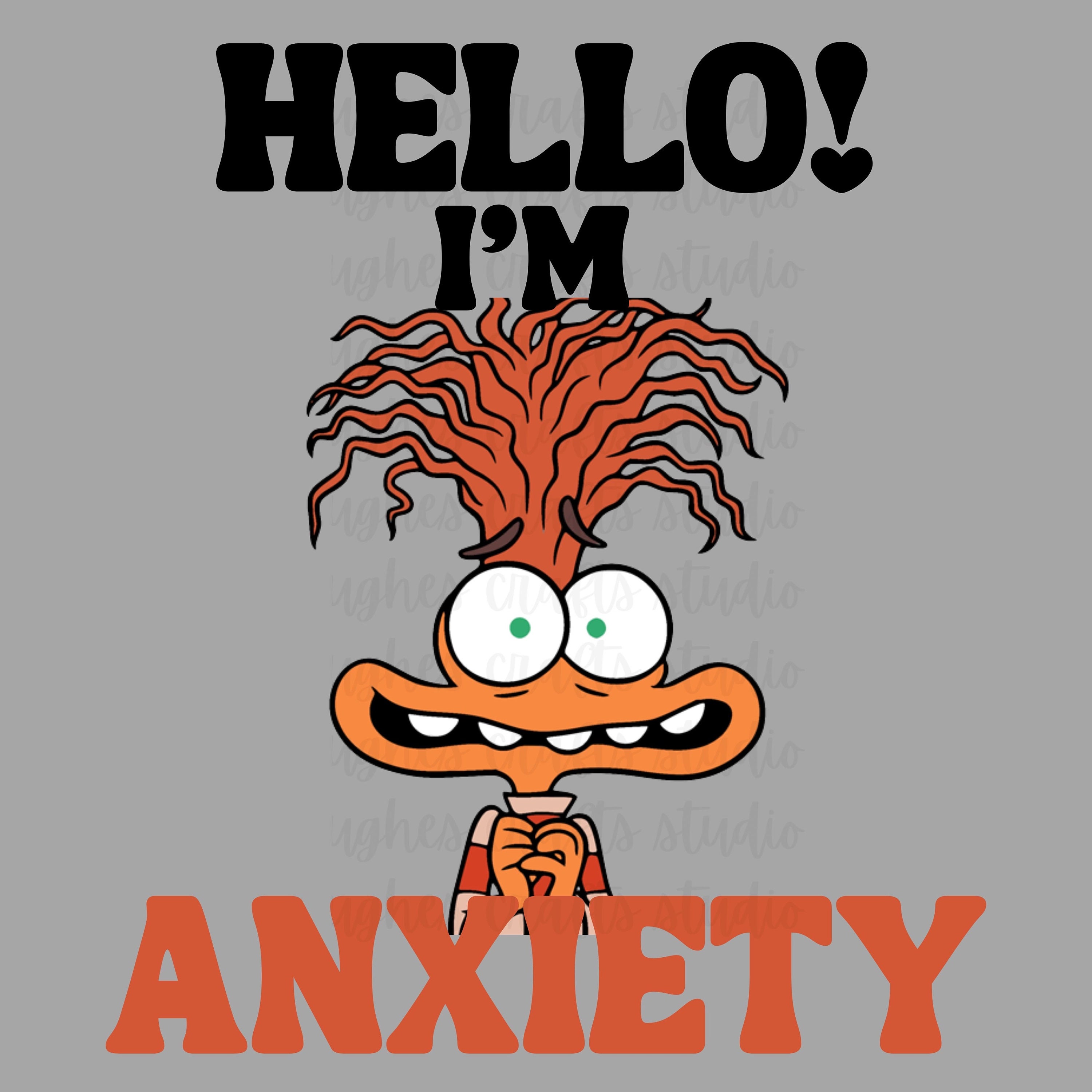 Inside Out 2 Anxiety PNG |inside Out 2 Digital Download | Anxiety ...