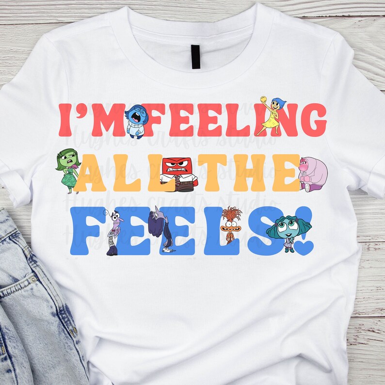 Inside Out 2 Im Feeling All the Feels PNG inside Out 2 Digital Download ...