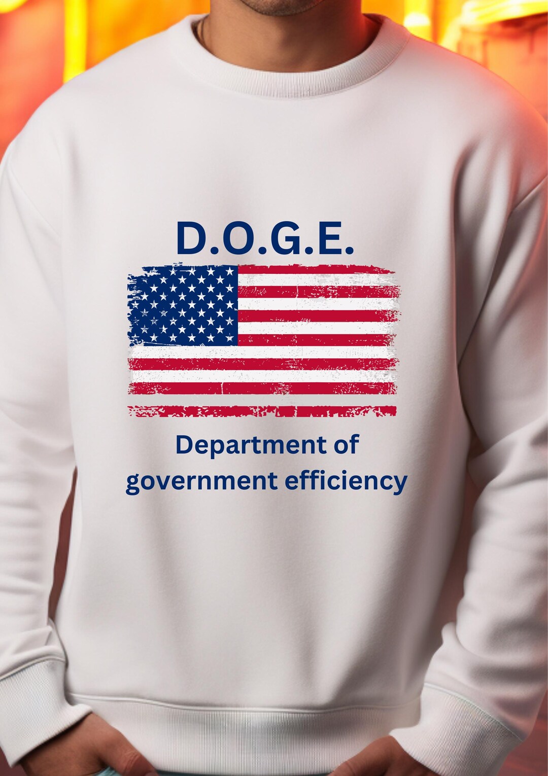 DOGE Department of Government Efficiency Sweatshirt D.O.G.E., D.O.G.E ...