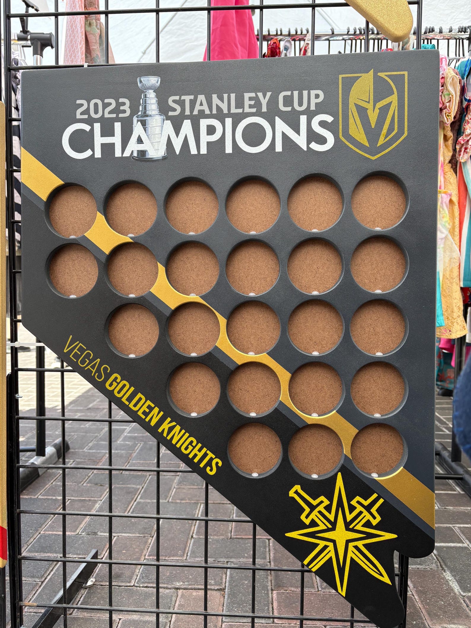 Nevada Shape Puck Boards - Hockey, Hockey Pucks, Puck Holders, Vegas ...