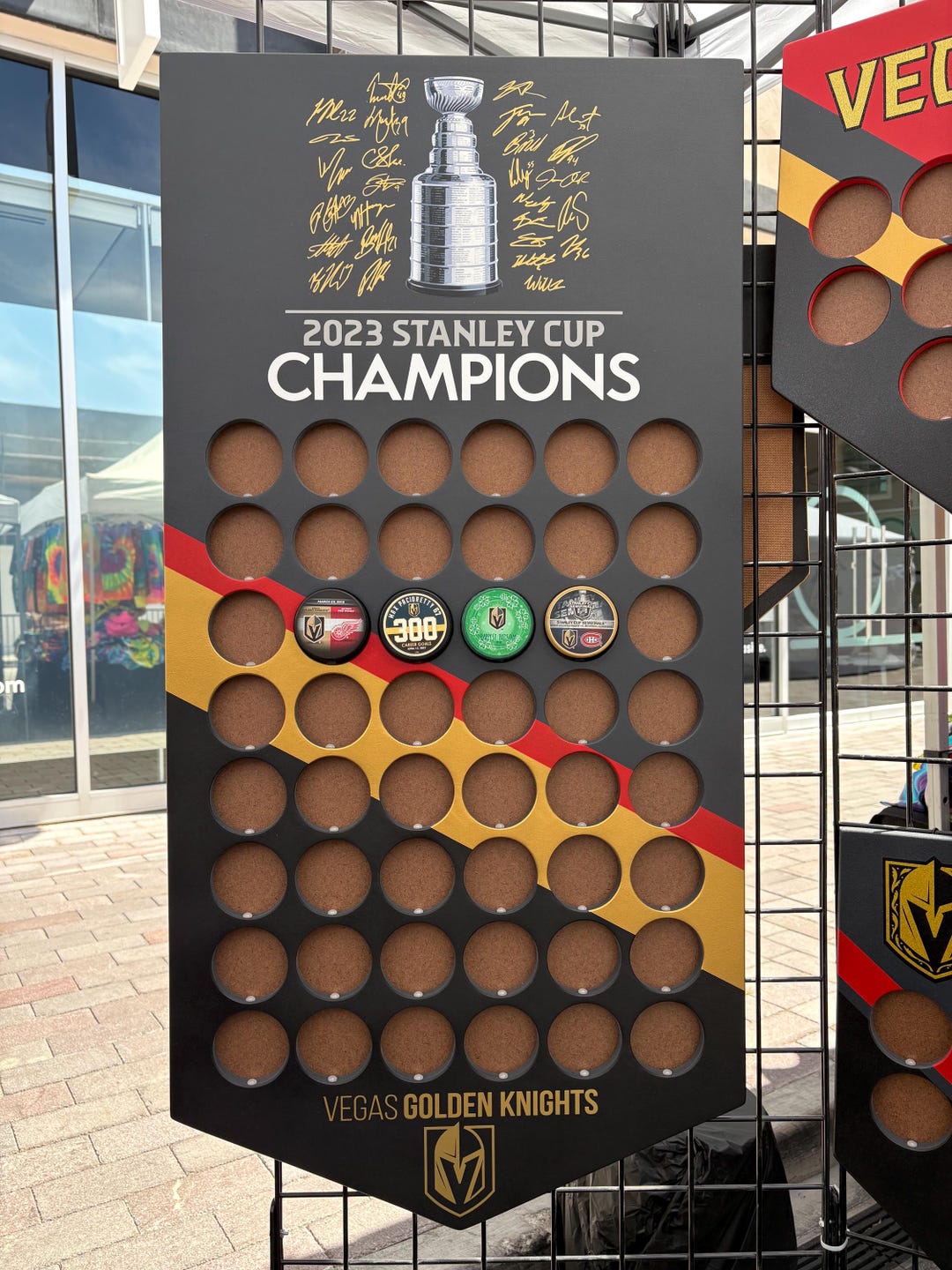 Large Banner Shape Puck Boards - Hockey, Hockey Pucks, Puck Holders ...